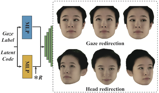 GazeNeRF: 3D-Aware Gaze Redirection with Neural Radiance Fields | Research